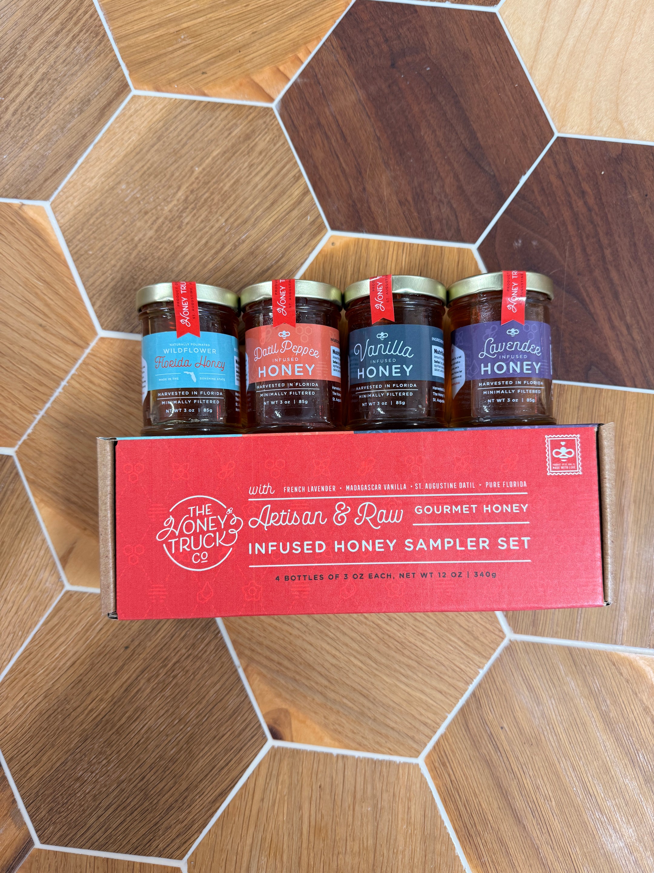 Raw Honey Sampler Set- Infused – Honey Truck Co